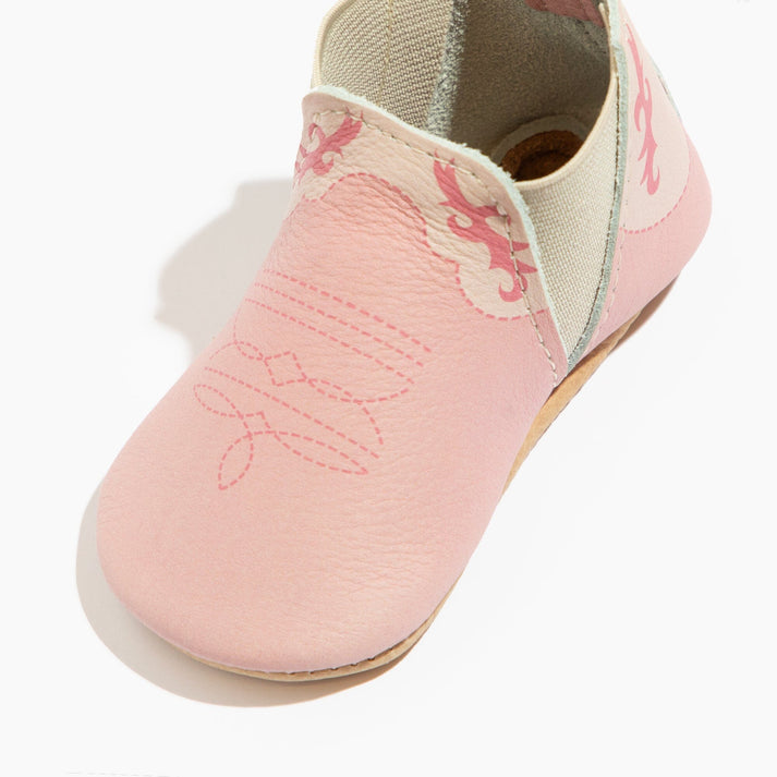 Cowboy Chelsea Boot Baby Shoe | Leather Baby Moccasins – Freshly Picked