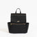 Ebony Mini Classic Diaper Bag II | Stylish Black Diaper Bag – Freshly ...