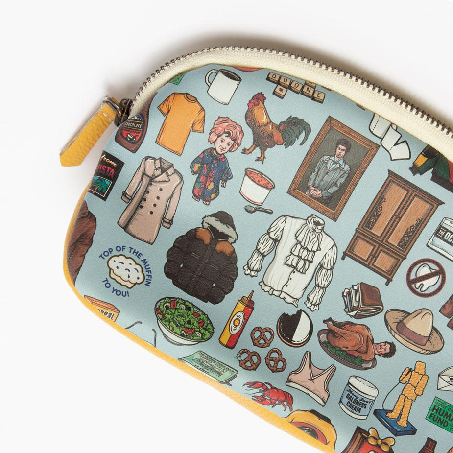 Seinfeld Cosmetic Pouch | Designer Makeup Bag Organizer – Freshly Picked